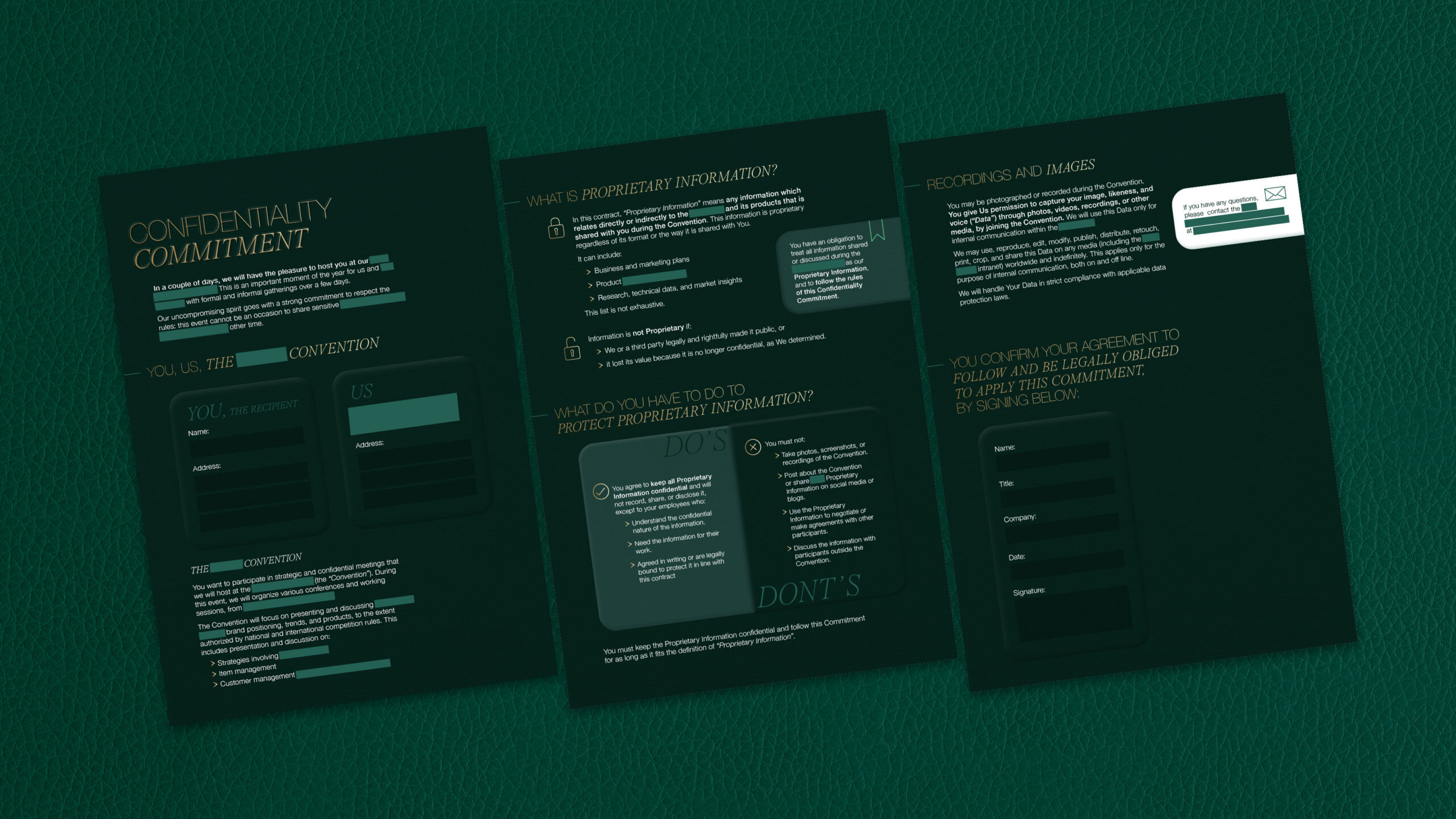 Client Confidential - Redesigning an NDA for the luxury sector ...