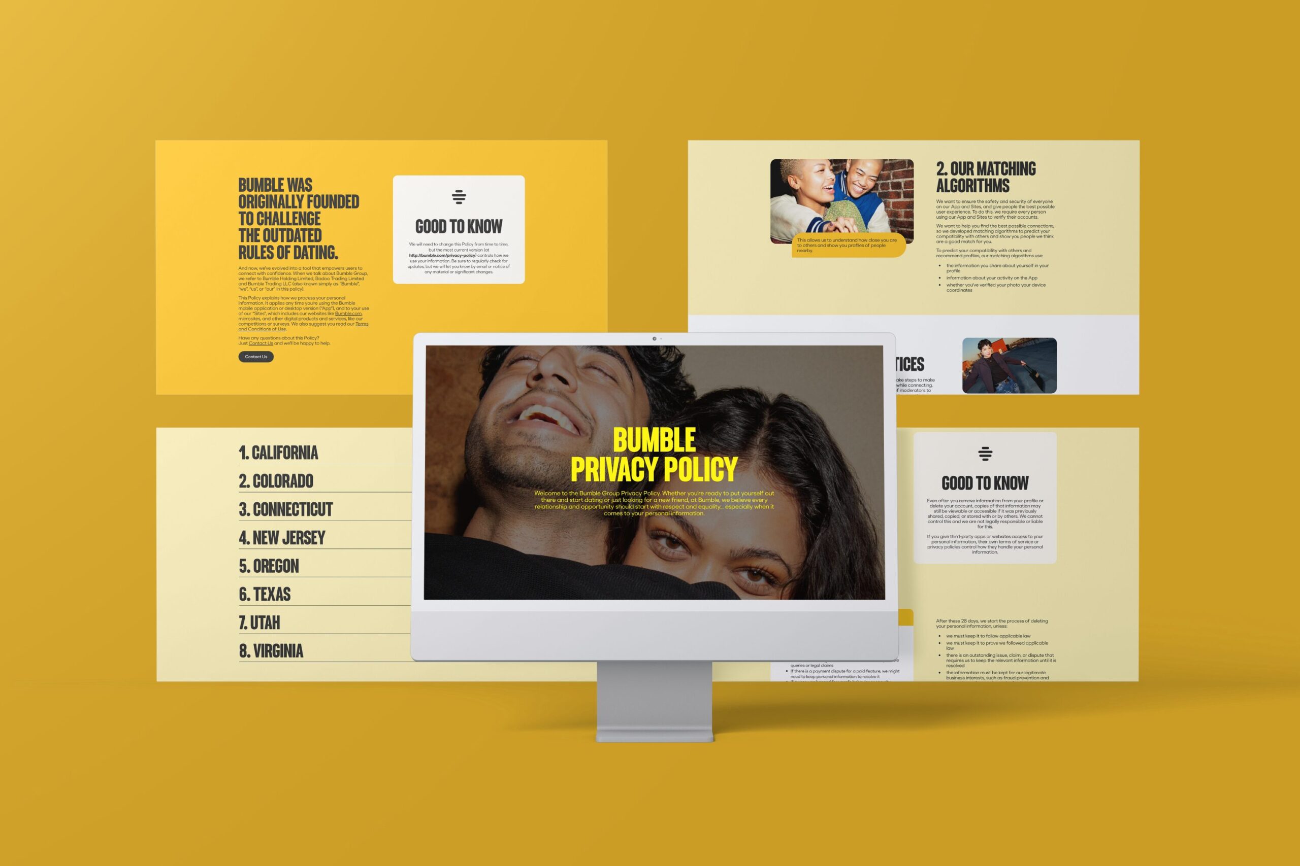 Bumble - How did we redesign Bumble's online privacy policy to engage users and make it more ...