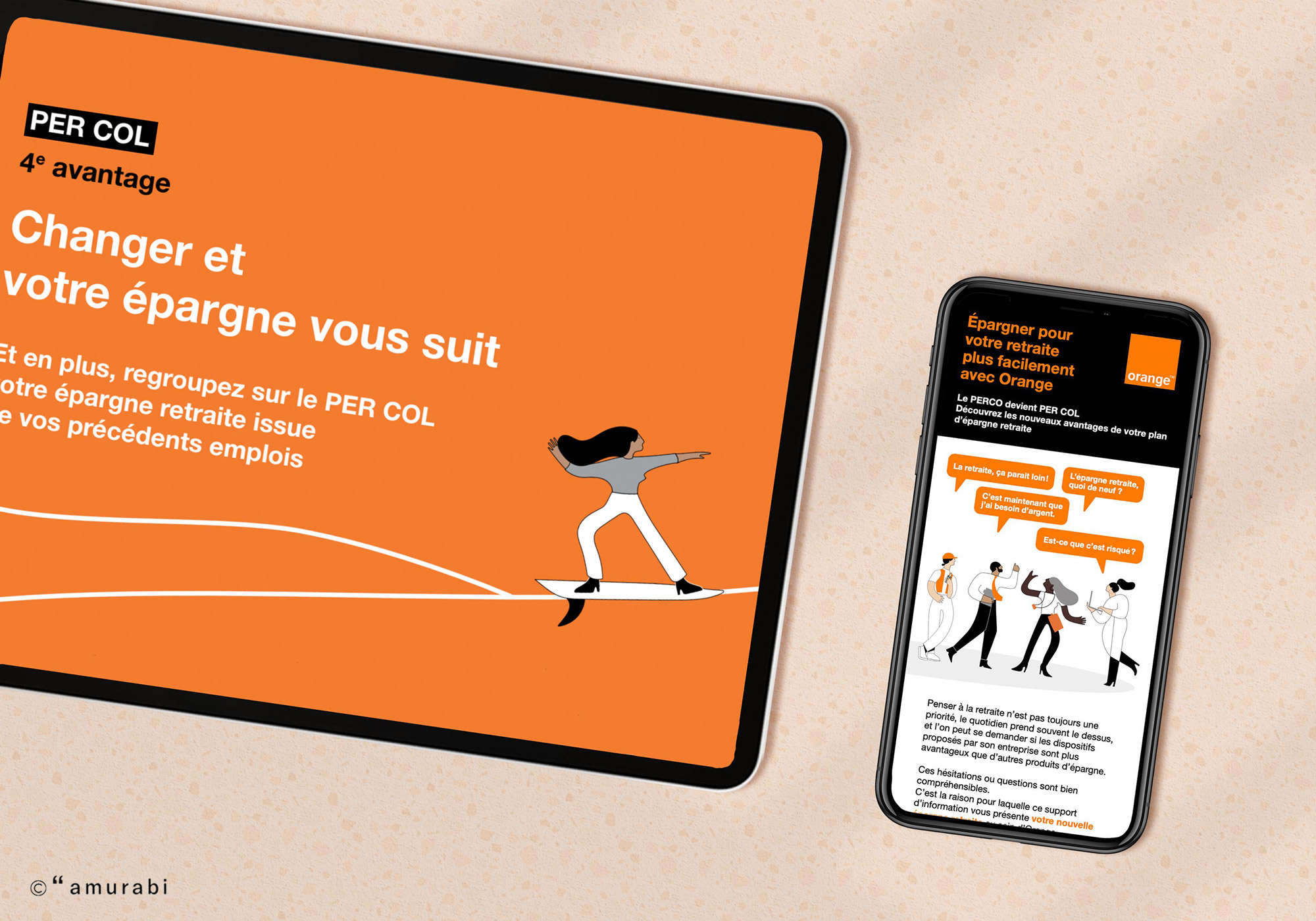 ORANGE - Comment faciliter la compréhension des changements relatifs à l'évolution de l'épargne ...